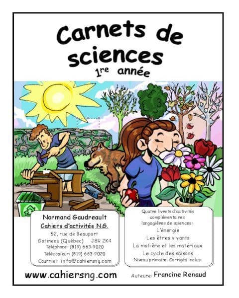 Carnets de sciences (1re année) - PDF — Fiches reproductibles pour ...