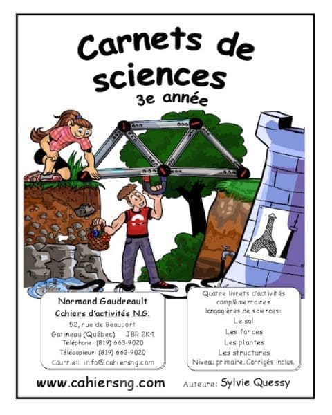 Carnets de sciences (3e année) - PDF — Fiches reproductibles pour ...