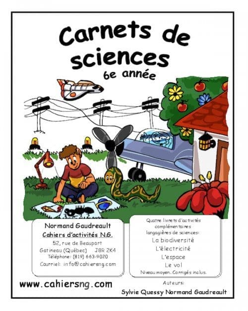 Carnets de sciences (6e année) - PDF — Fiches reproductibles pour ...