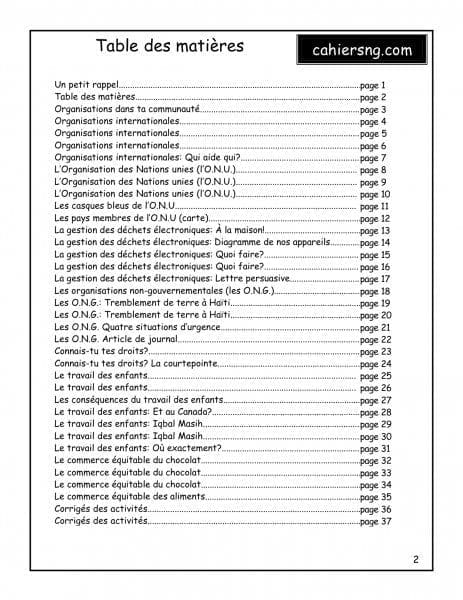 Le Canada dans la communauté mondiale - PDF - (6e/7e années) — Fiches ...