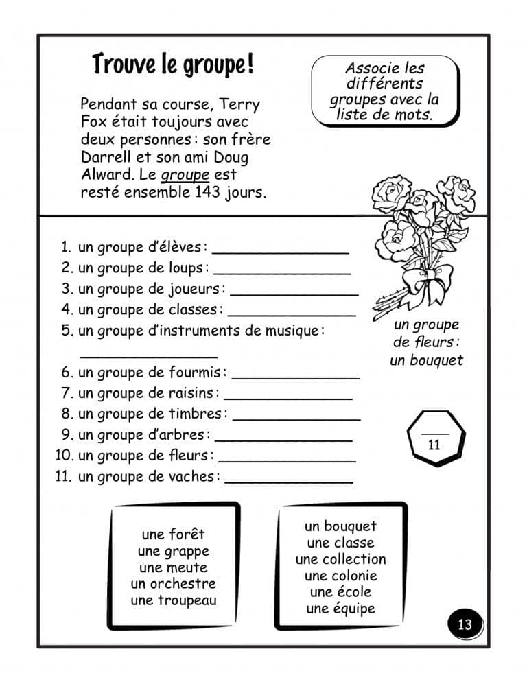 PDF - Terry Fox - (4e année) - "HYBRIDE" — Fiches reproductibles pour ...