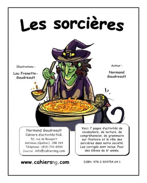 Les sorcières (6e année) - PDF — Fiches reproductibles pour enseignant ...