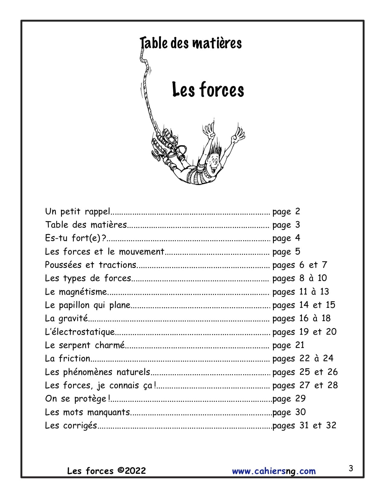 Les forces (3e) - Nouvelle série ! - NOUVEAUTÉ ! — Fiches ...