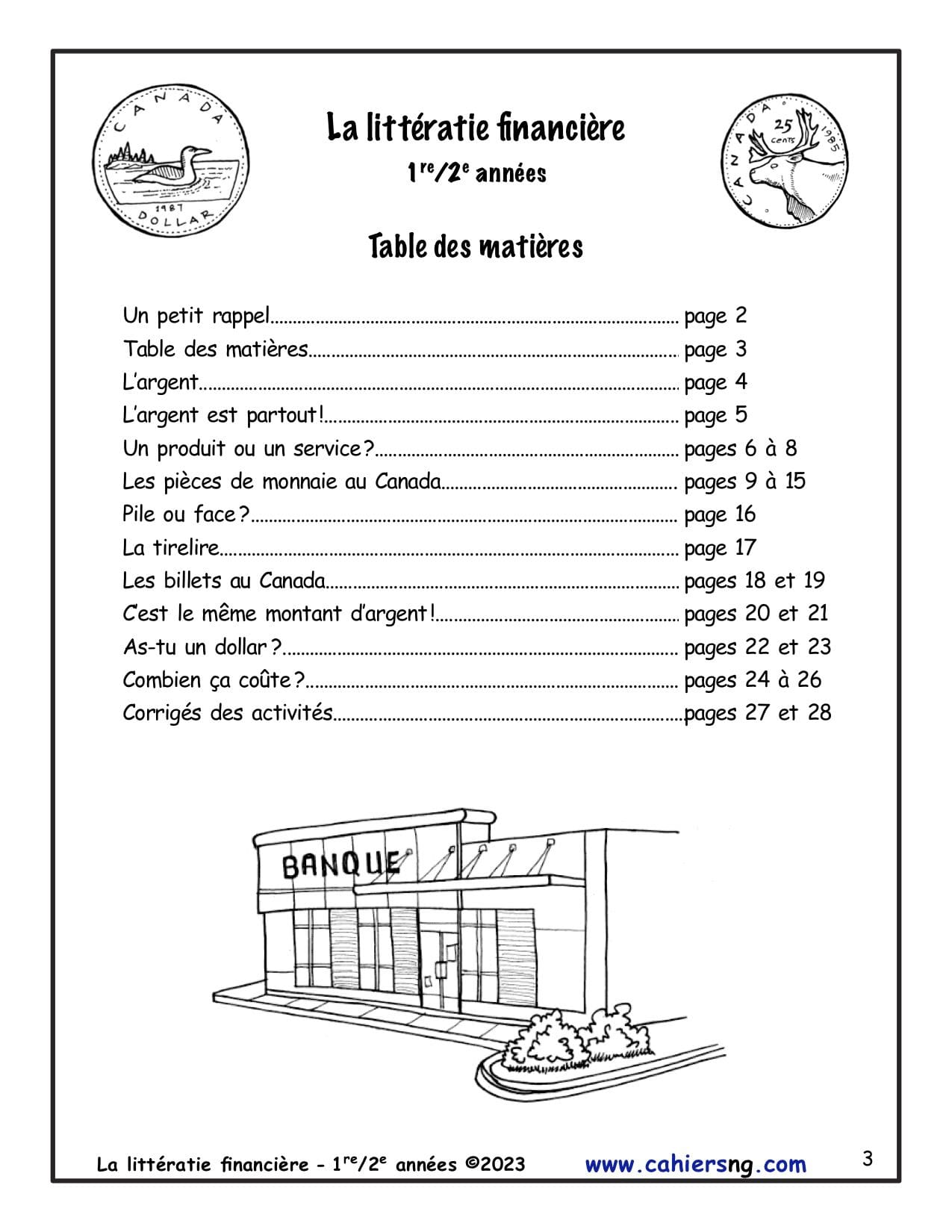 La littératie financière - (1re/2e) - NOUVEAUTÉ ! — Fiches ...