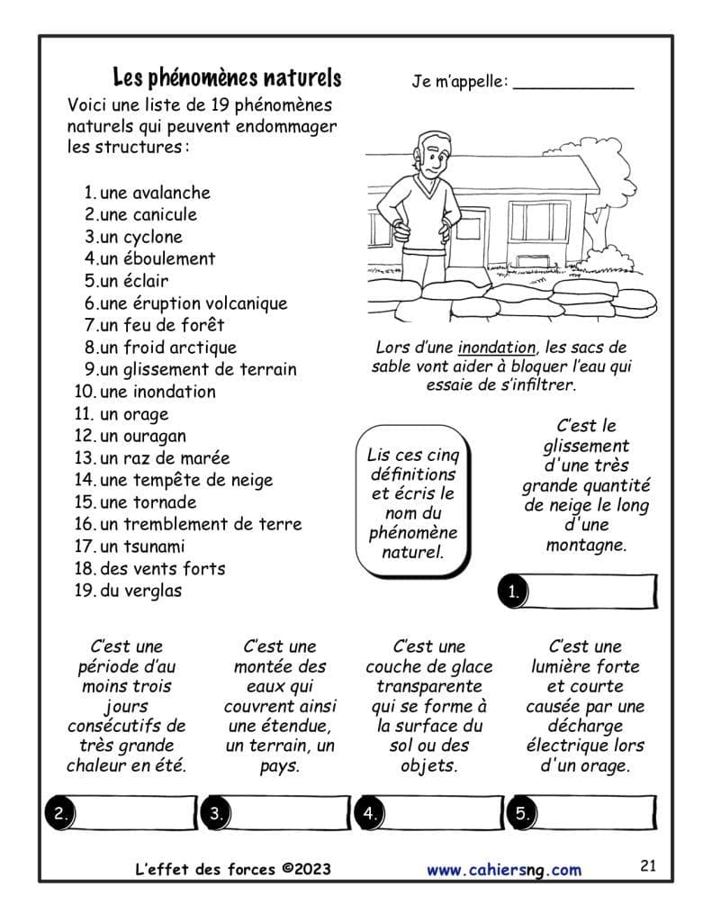 L'effet des forces (5e) - Nouvelle série ! NOUVEAUTÉ ! — Fiches ...