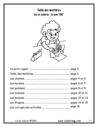 Lis et colorie ! - Volume 1 (1re/2e années) - NOUVEAUTÉ !! — Fiches ...